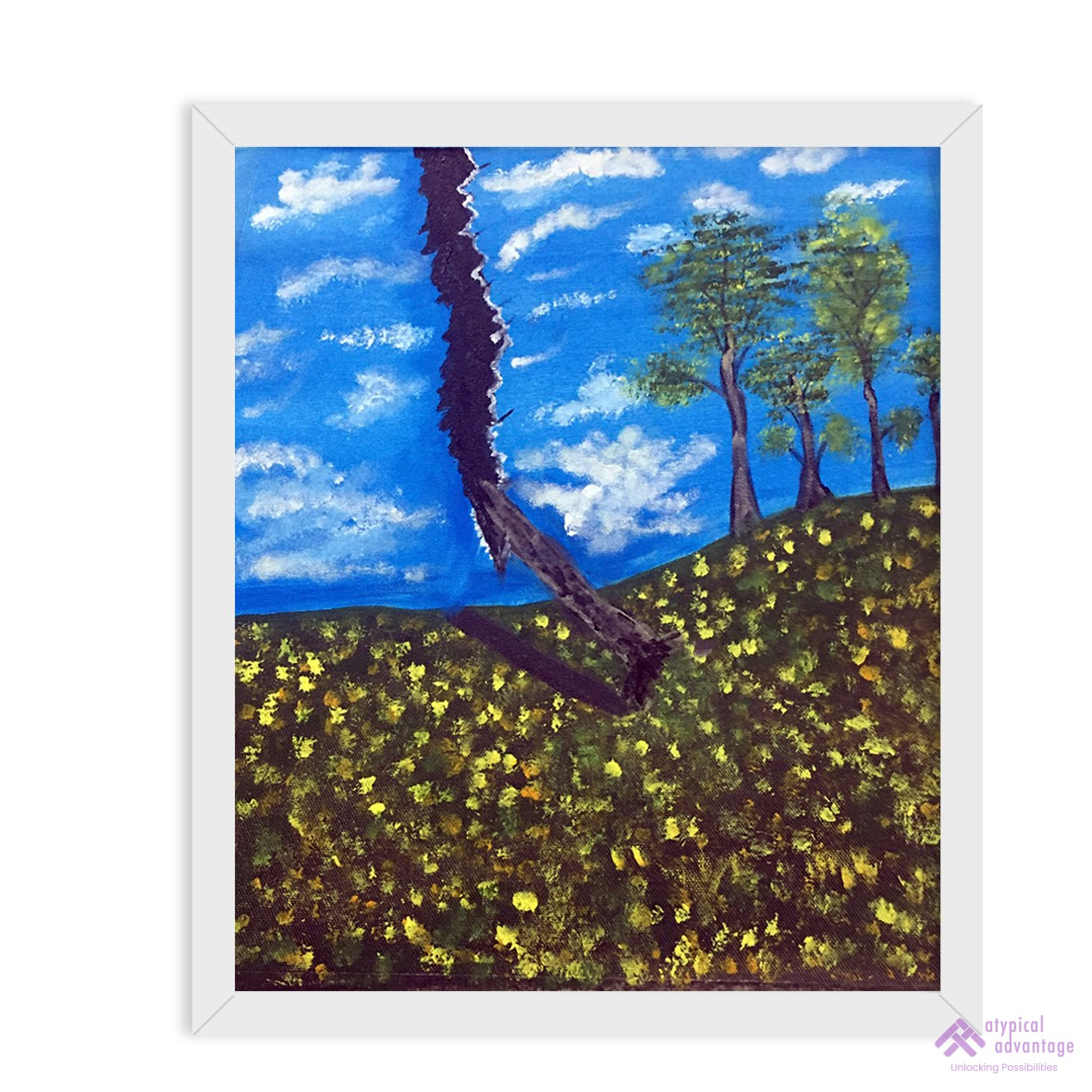 Buy Damages of deforestation Acrylic Painting | Artwork by a Person ...