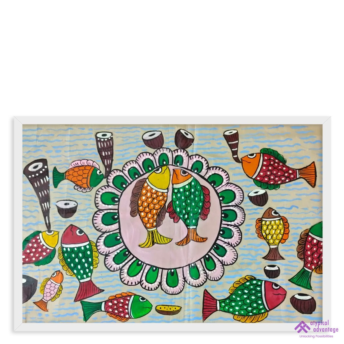 Tribal Art on cloth | Atypical Advantage